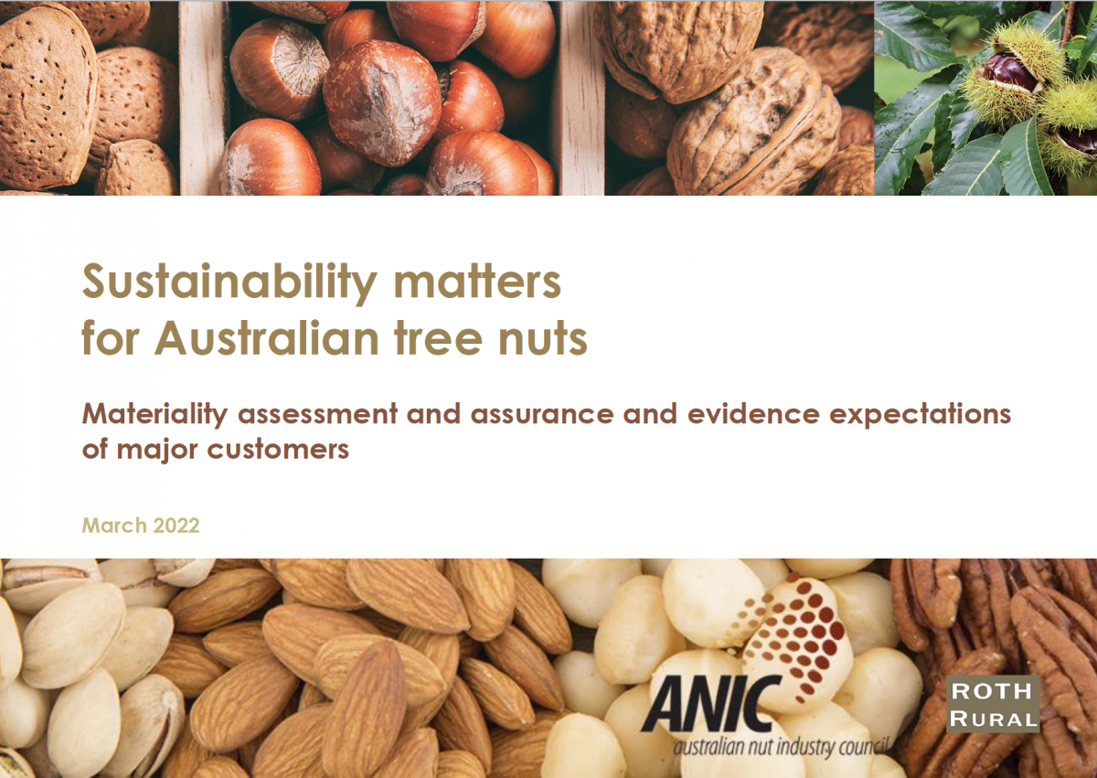 Sustainability Matters for Australian Tree Nut Growers – ANIC Official ...